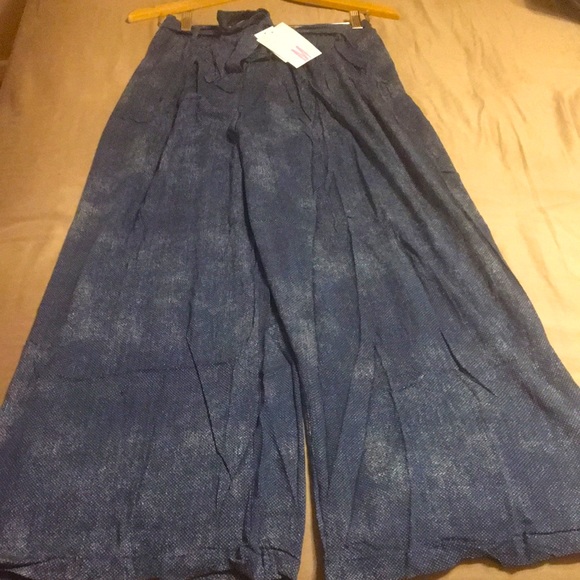 LuLaRoe | Pants & Jumpsuits | Lularoe Dianne Paper Bag Wide Leg Pants ...